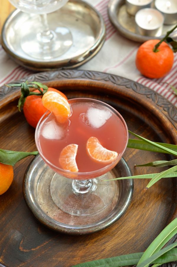 Punch de Noël {recette de cocktail facile} - Tangerine Zest