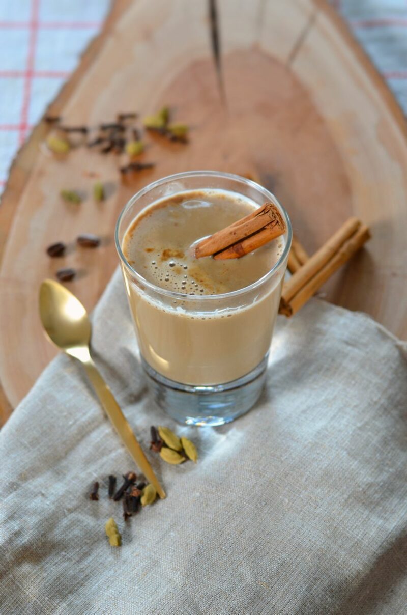 Café latte chaï - Recette de boisson chaude - Tangerine Zest