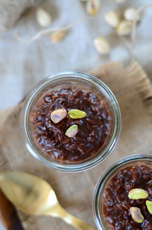Riz au lait au chocolat - Recette - Tangerine Zest