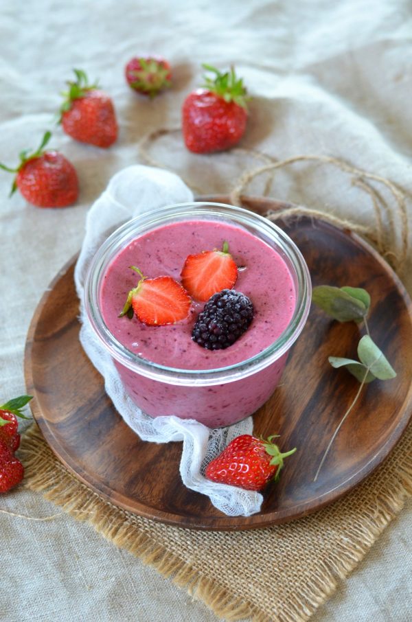 Yaourt glacé aux fruits rouges - Recette - Tangerine Zest