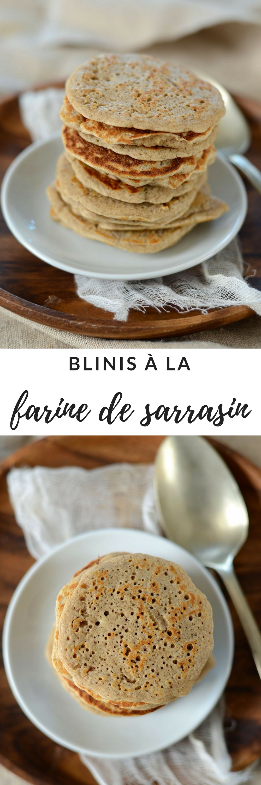 Blinis à la farine de sarrasin - Recette - Tangerine Zest