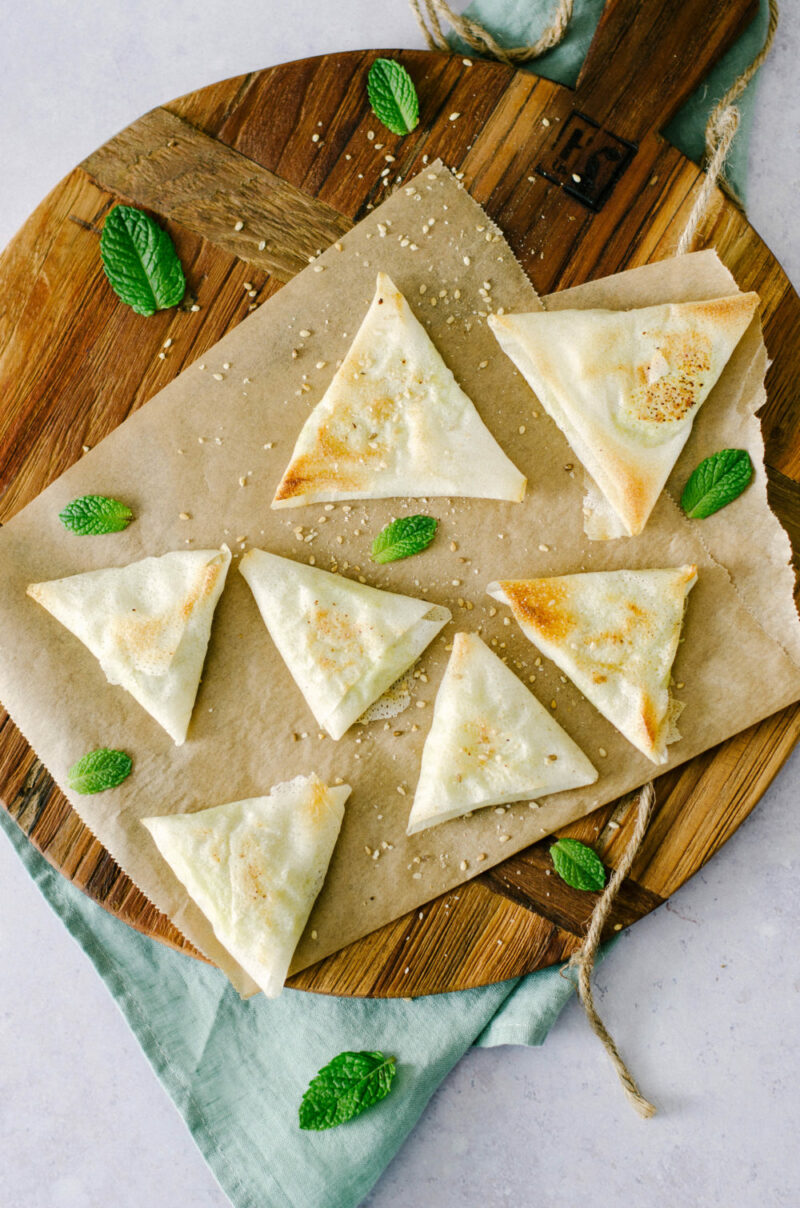 Samoussa au poulet et fromage frais - Recette - Tangerine Zest