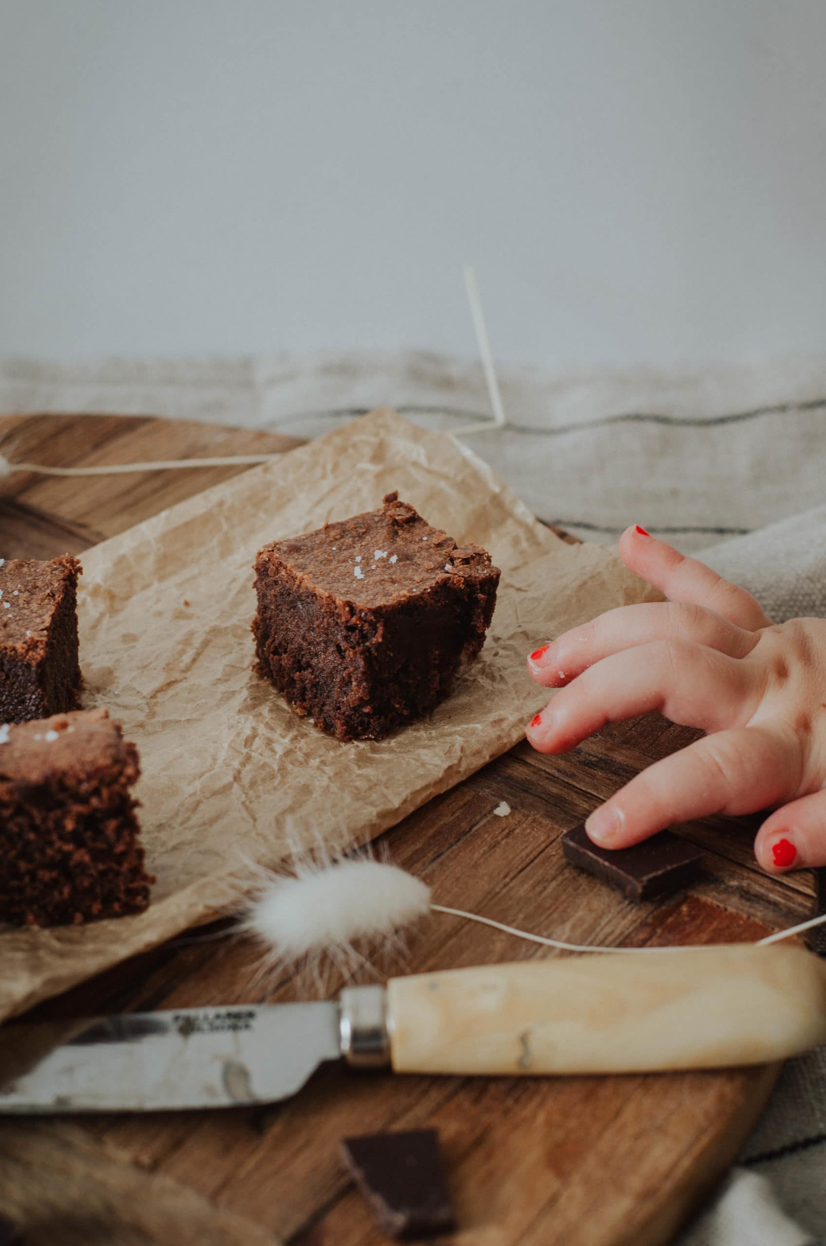 Fondant au chocolat et fleur de sel - Recette - Tangerine Zest