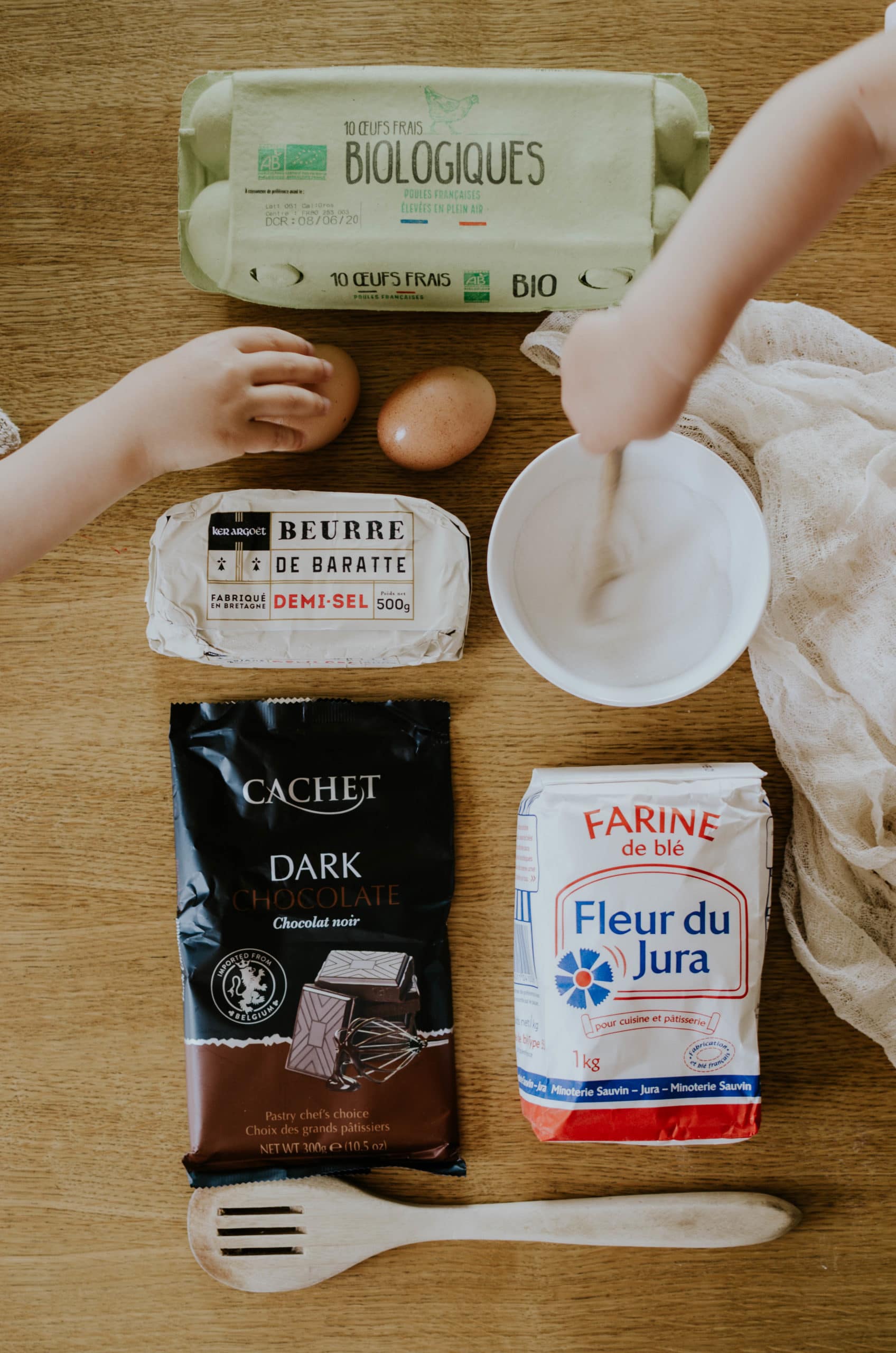 Fondant au chocolat et fleur de sel - Recette - Tangerine Zest