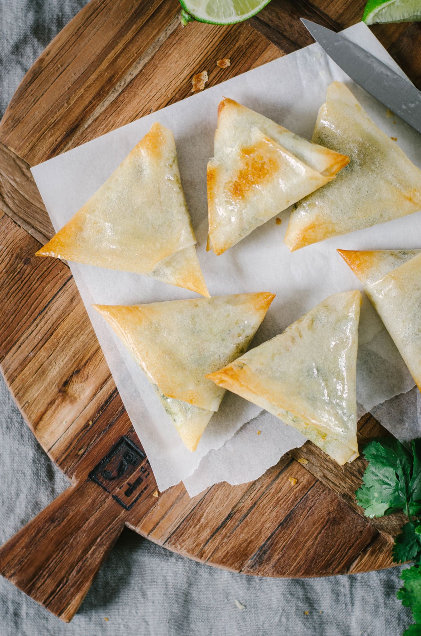 Samoussa végétarien aux légumes et épices indiennes - Recette
