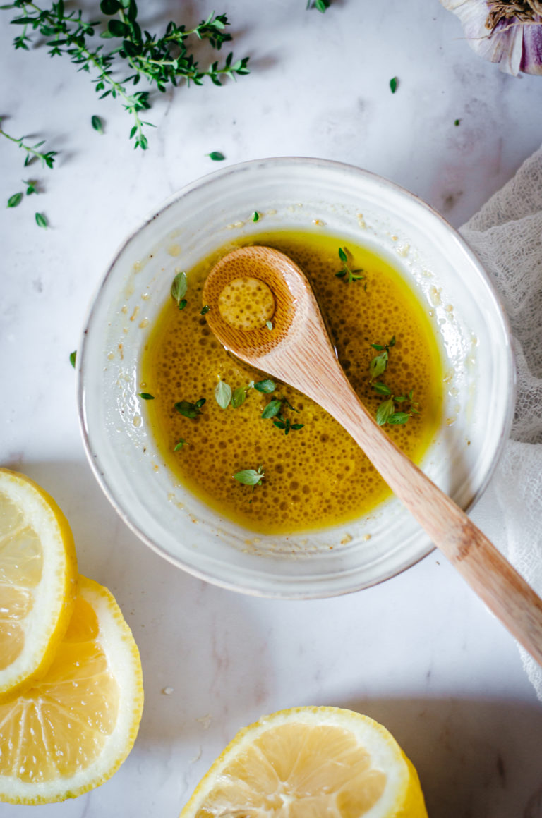Lemon Vinaigrette Dressing Recipe - Tangerine Zest