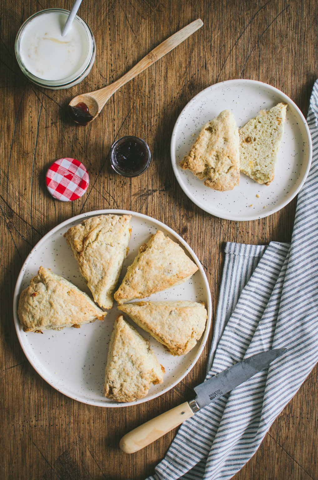 Scones anglais aux raisins secs - Recette - Tangerine Zest