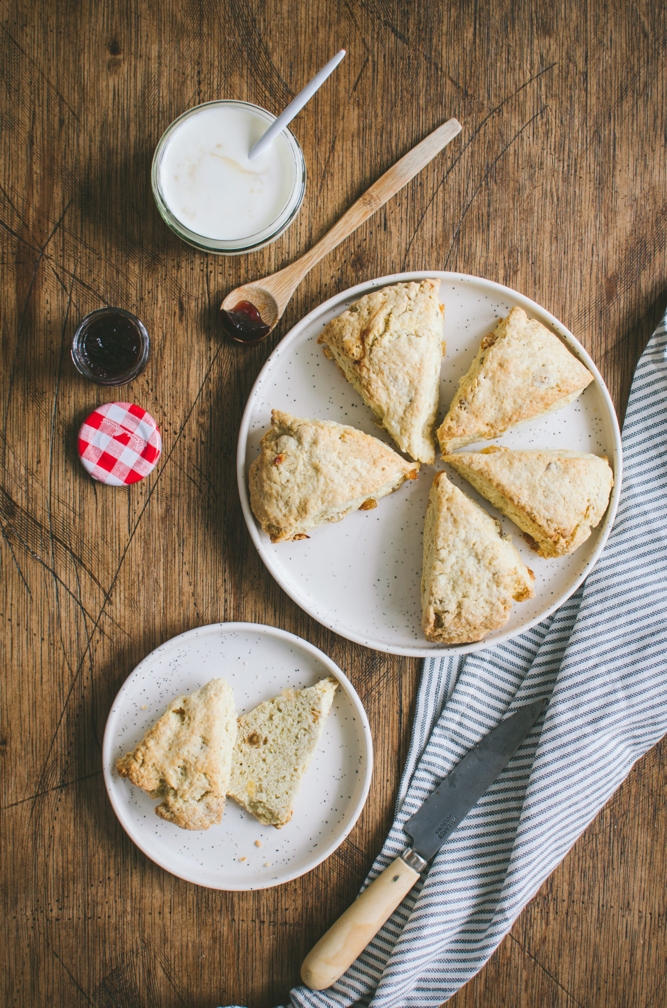 Scones anglais aux raisins secs - Recette - Tangerine Zest