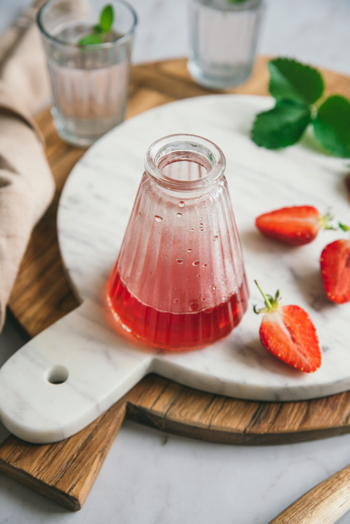 Sirop de fraise maison {avec les queues, sans gaspillage} - Recette