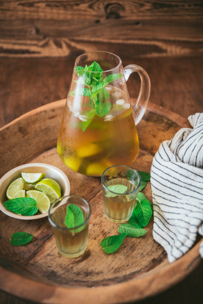Mint and Lime Iced Tea Recipe