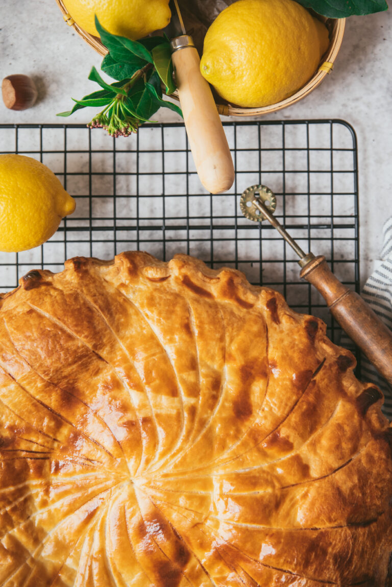 Galette des rois noisette et citron - Recette facile - Tangerine Zest