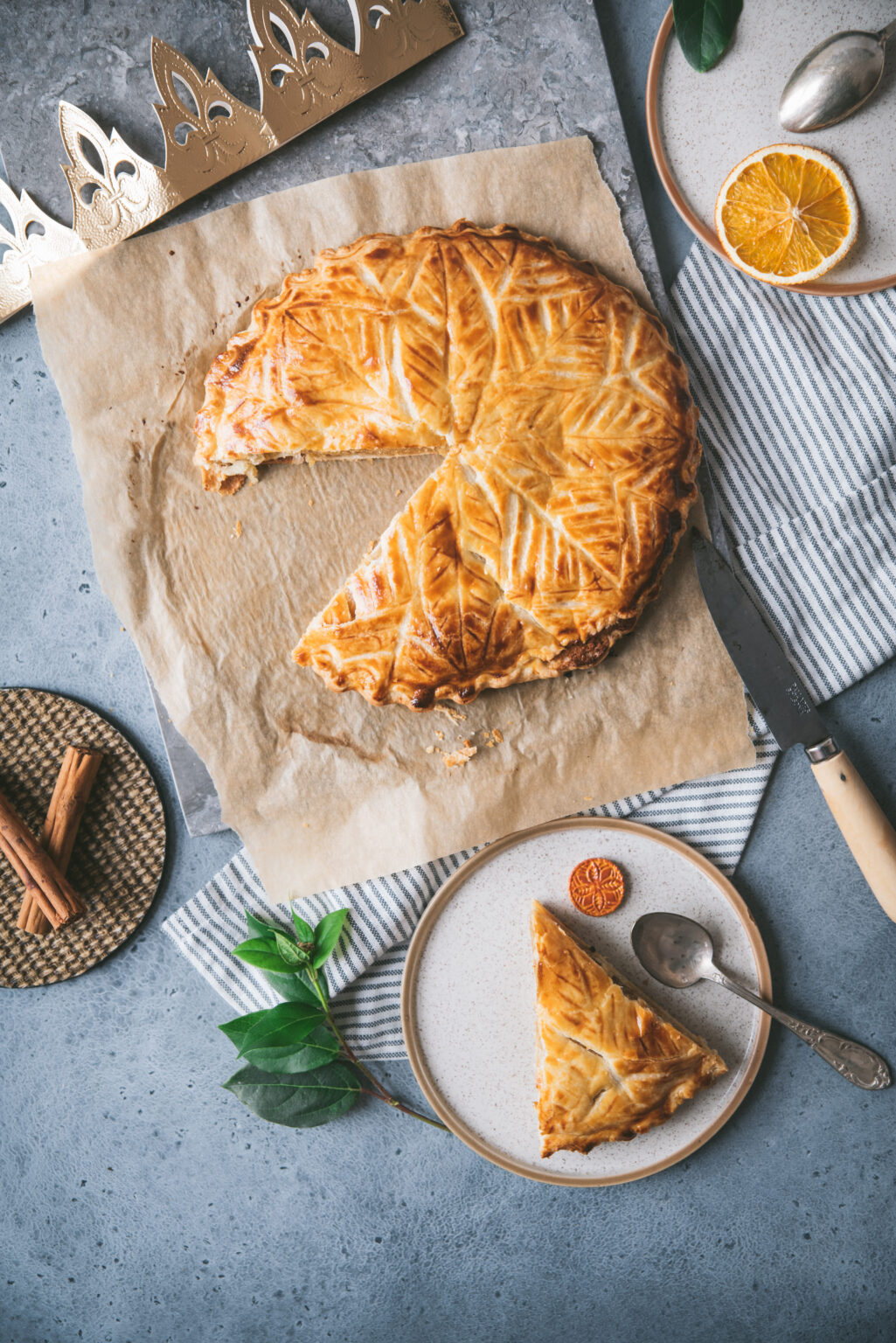 Orange and Cinnamon King Cake {French Recipe}