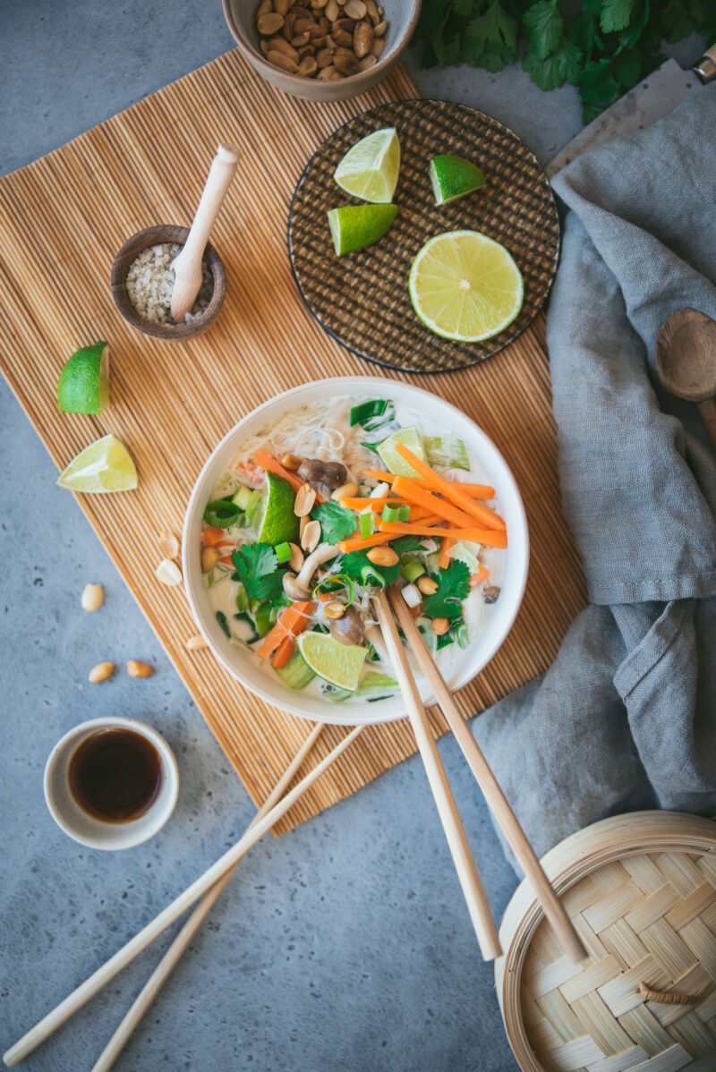 Thai Vegetable Curry with Coconut Milk - Recette - Tangerine Zest