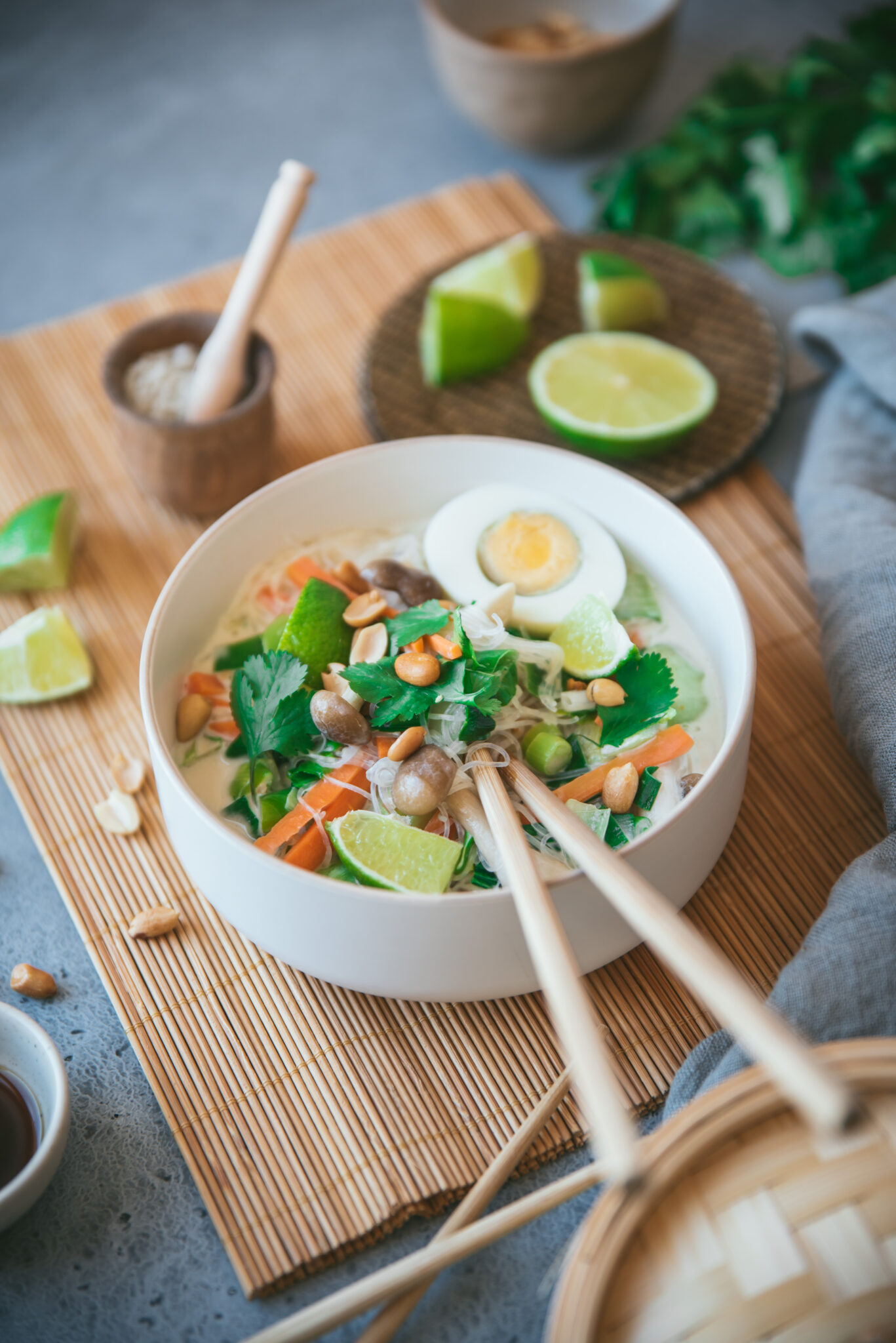 Thai Vegetable Curry with Coconut Milk - Recette - Tangerine Zest