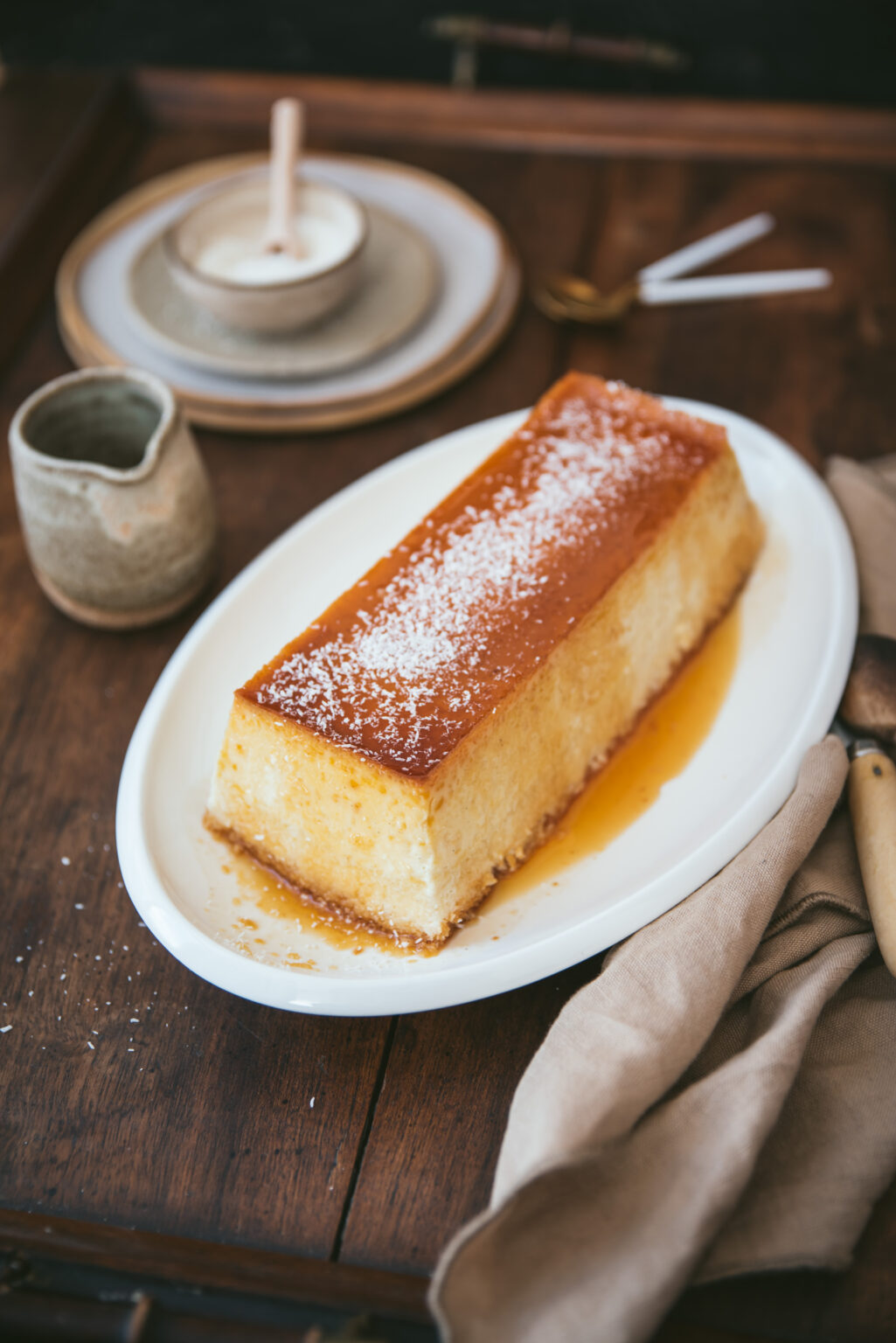 Creamy Caribbean Coconut Flan with Caramel - Recipe
