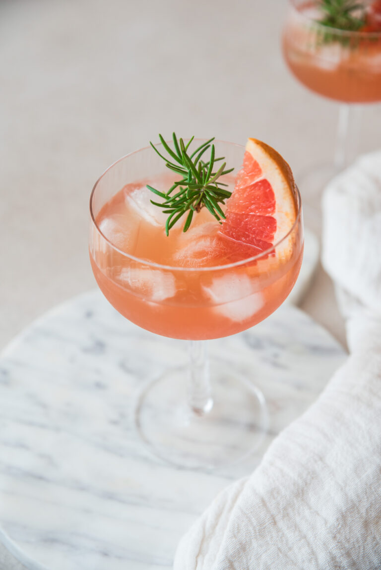 Cocktail Rosé Pamplemousse {recette apéritif} - Tangerine Zest