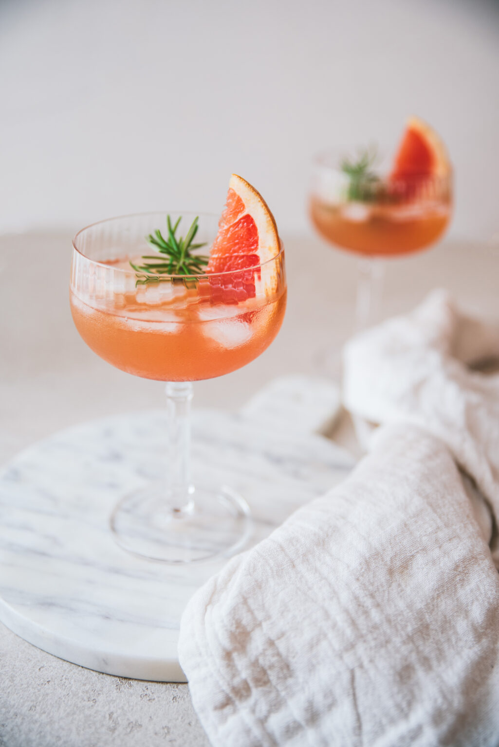 Cocktail Rosé Pamplemousse {recette apéritif} - Tangerine Zest