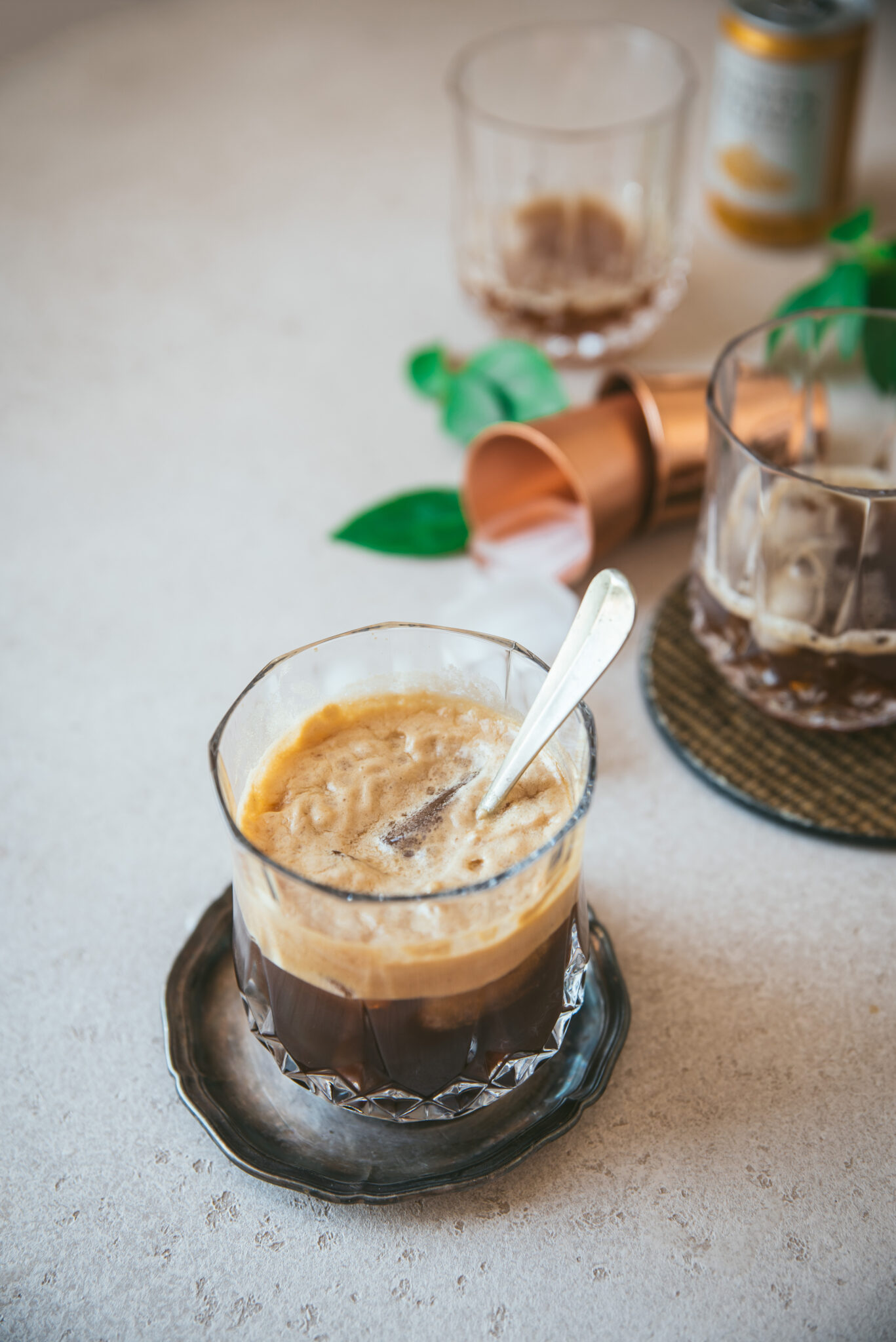 Café Tonic {cocktail avec ou sans alcool} - Recette - Tangerine Zest
