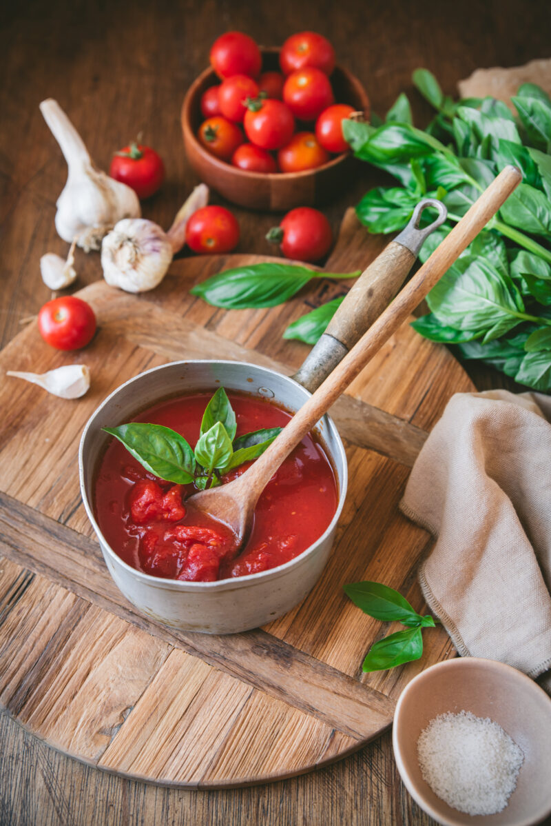 Sauce tomate marinara {recette maison} - Recette - Tangerine Zest