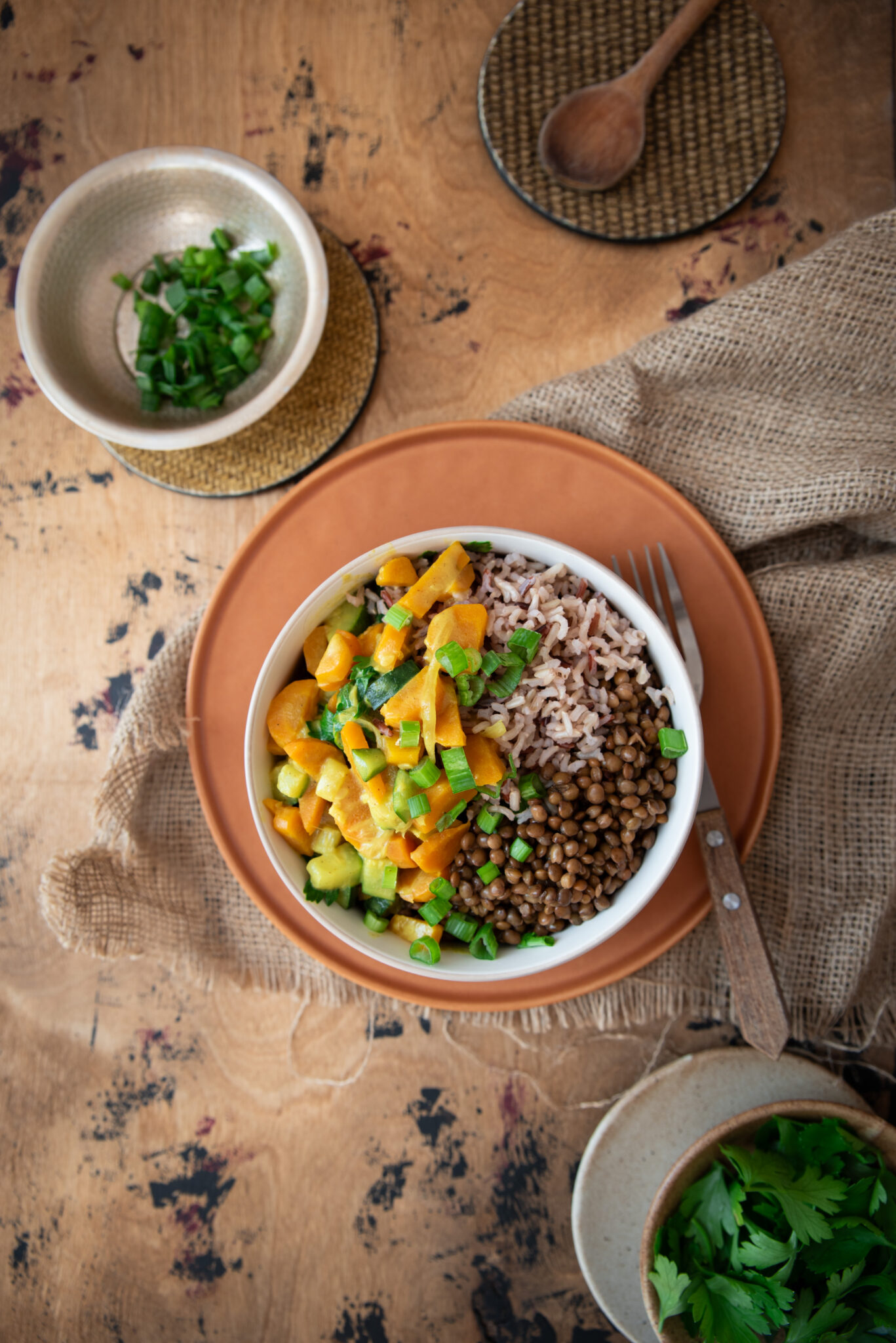 Green Lentil and Vegetable Curry Recipe