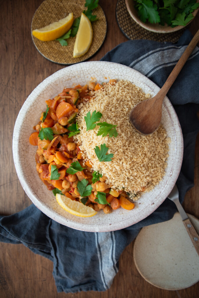Curry de légumes et pois-chiches - Recette healthy