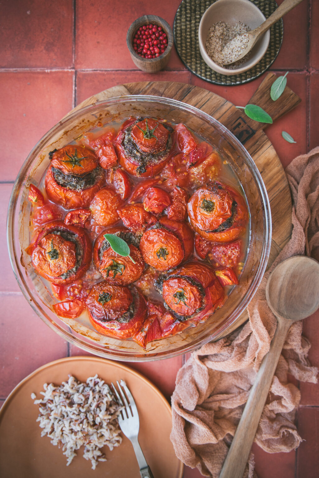 Tomates farcies à la viande hachée de Boeuf - Recette maison