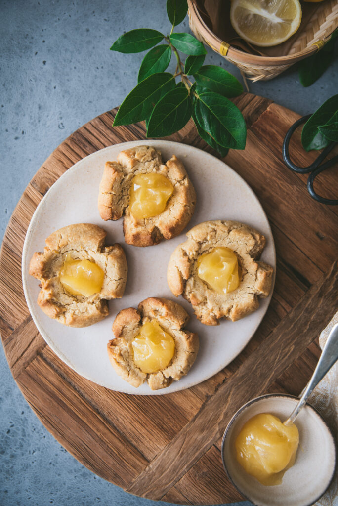 Biscuits empreintes au citron et lemon curd - Recette - Tangerine Zest