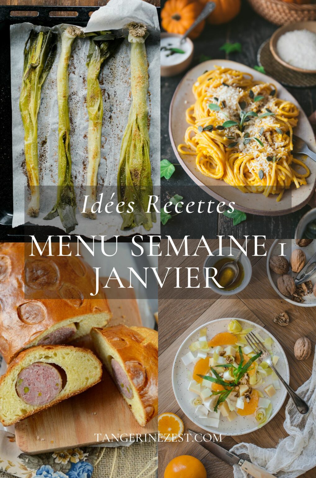 Menus de la semaine - Idées recettes pour des repas de saison