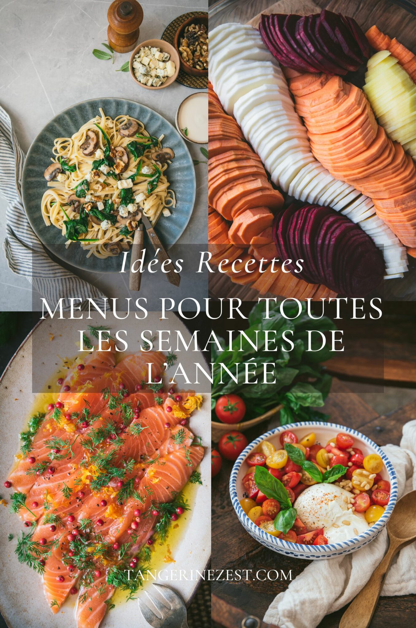 Menus de la semaine - Idées recettes pour des repas de saison