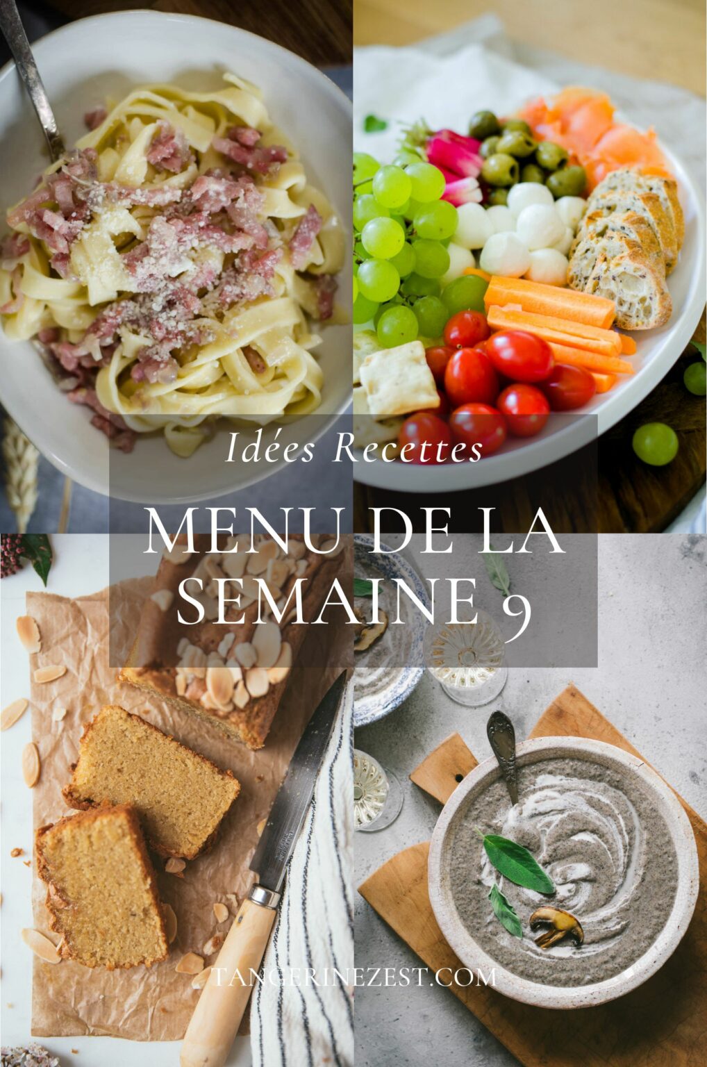 Menus de la semaine - Idées recettes pour des repas de saison
