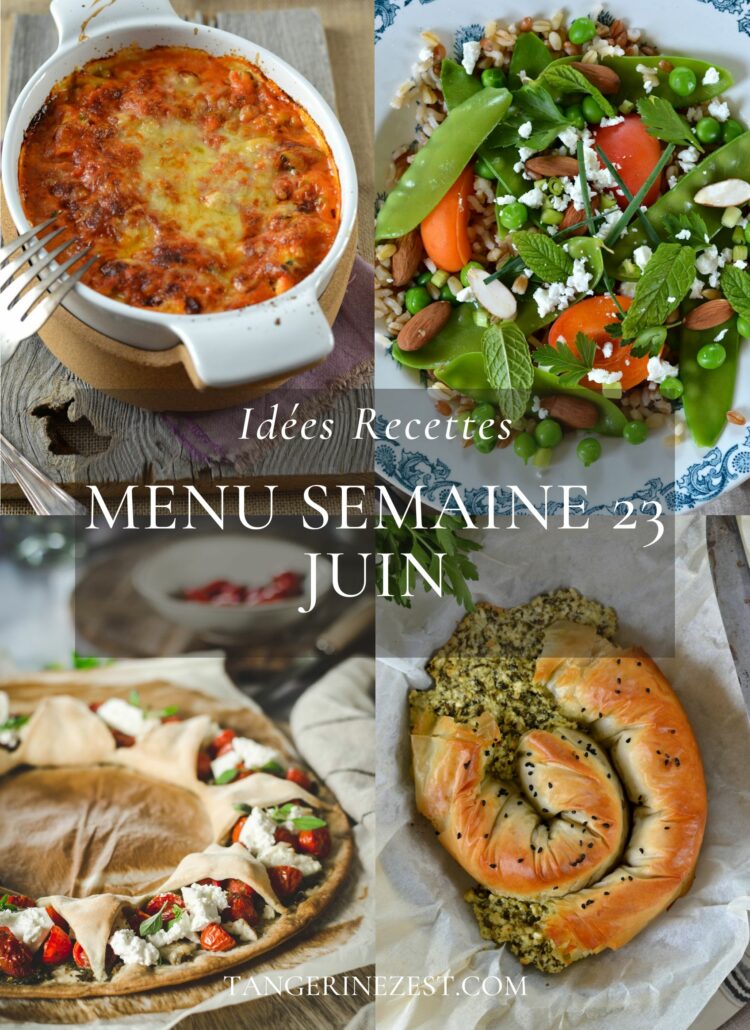 Idées recettes - Menu de la semaine 6 {5 au 11 Février}