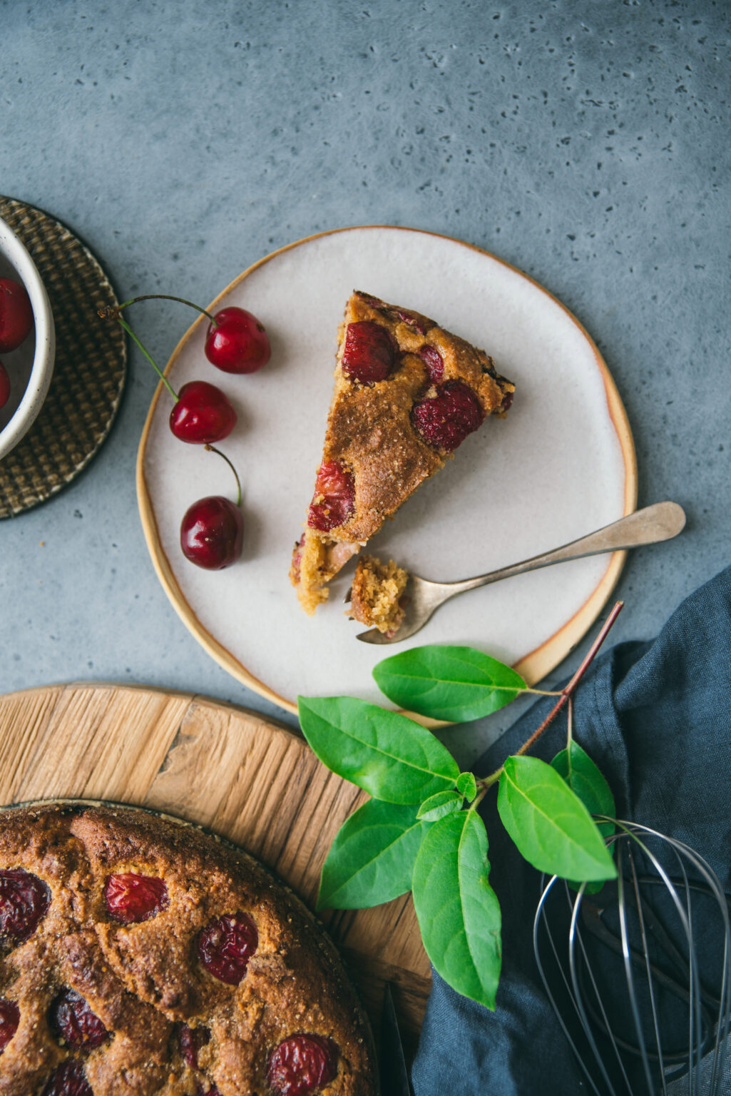 Gâteau aux cerises très moelleux - Recette facile