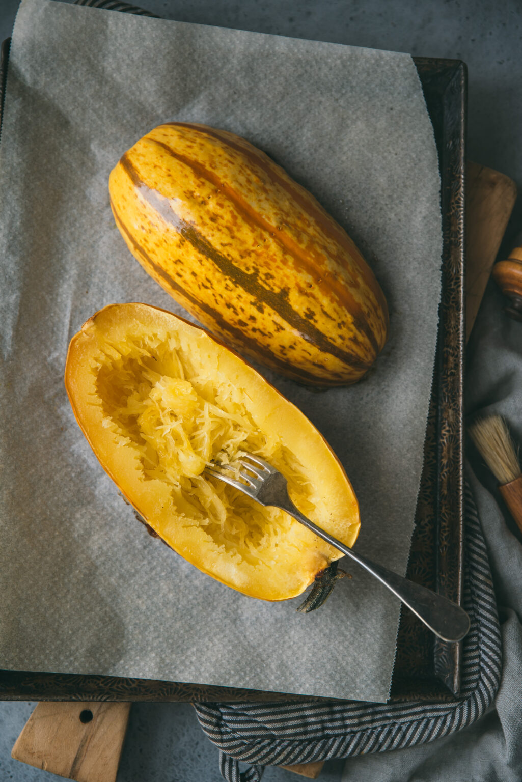 Cuisson Courge Spaghetti au four - Recette au four