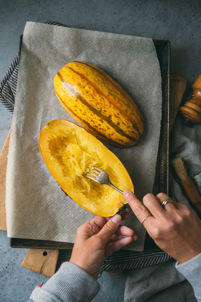 Cuisson Courge Spaghetti au four - Recette au four