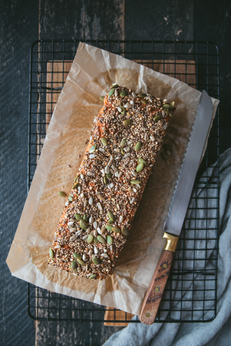 Easy Red Lentils Bread gluten-free Recipe