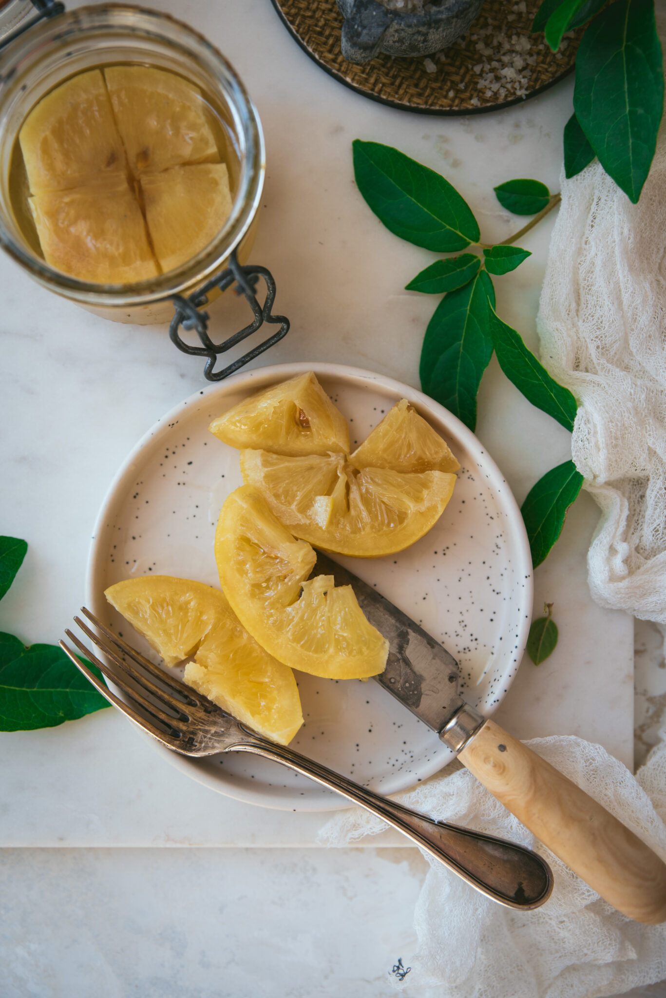Citron confit au sel {recette maison}
