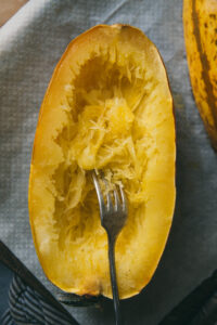 Cuisson Courge Spaghetti au four - Recette au four